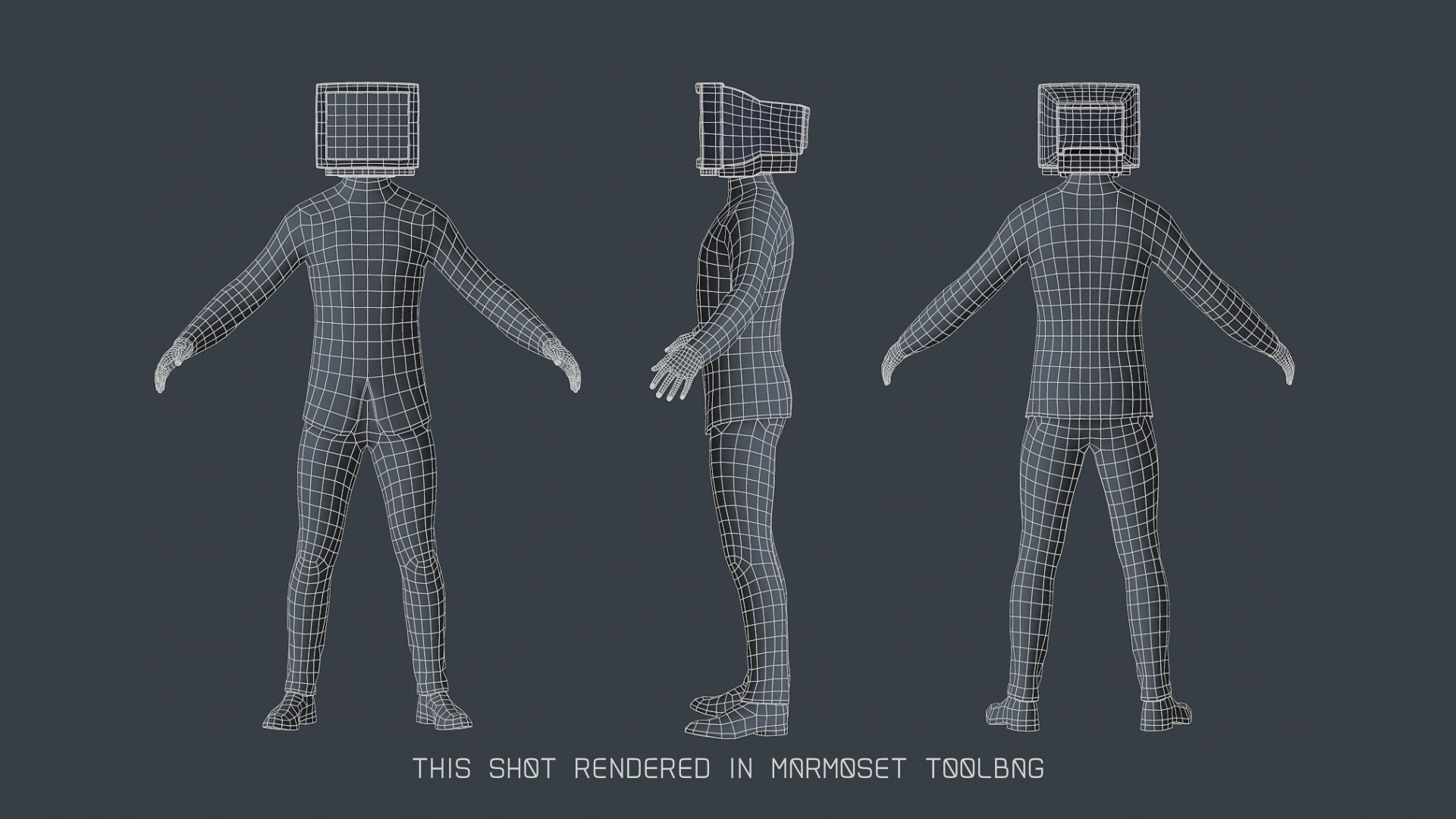 Robot Mr Monitor 3D Model - TurboSquid 1979777