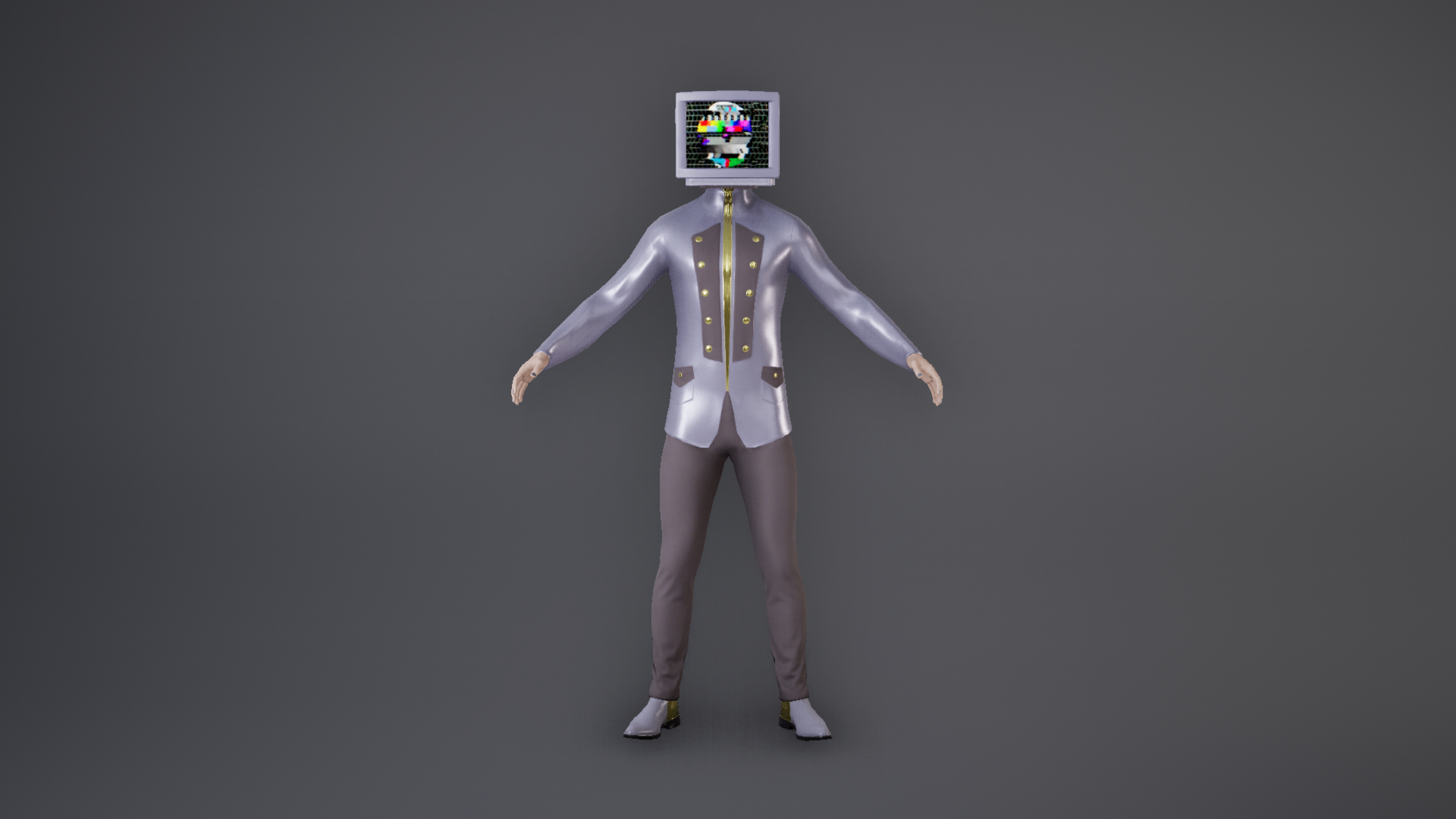 Robot Mr Monitor 3D Model - TurboSquid 1979777