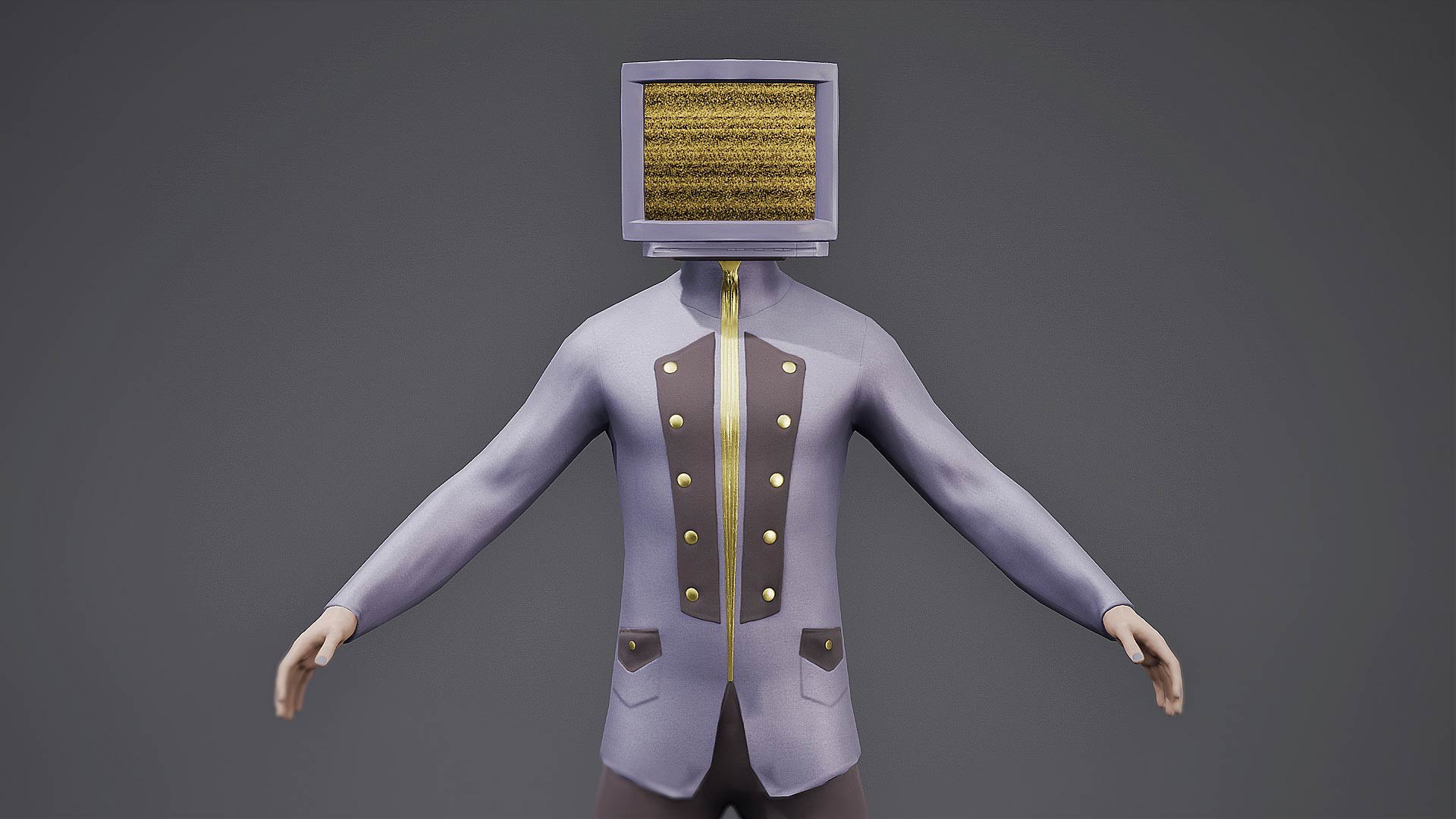 Robot Mr Monitor 3D Model - TurboSquid 1979777