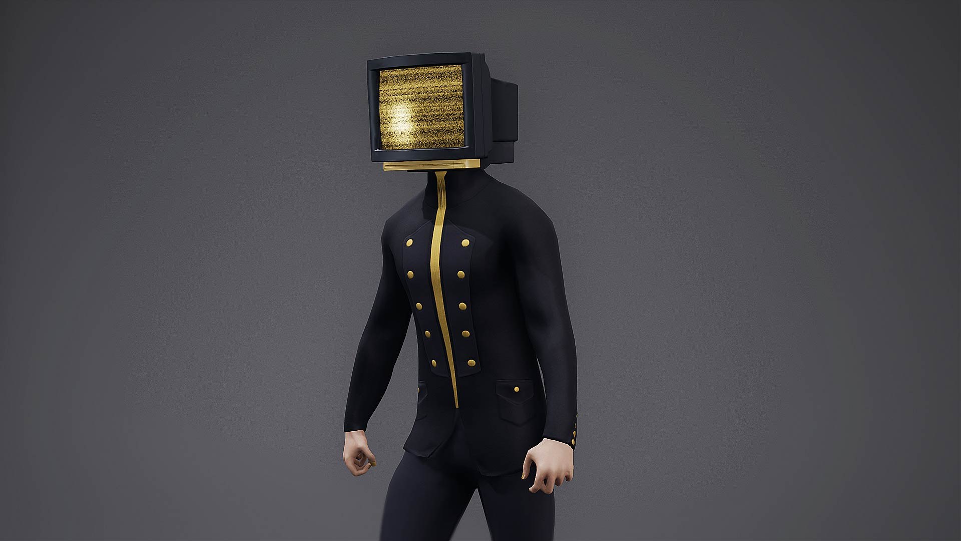 Robot Mr Monitor 3D Model - TurboSquid 1979777