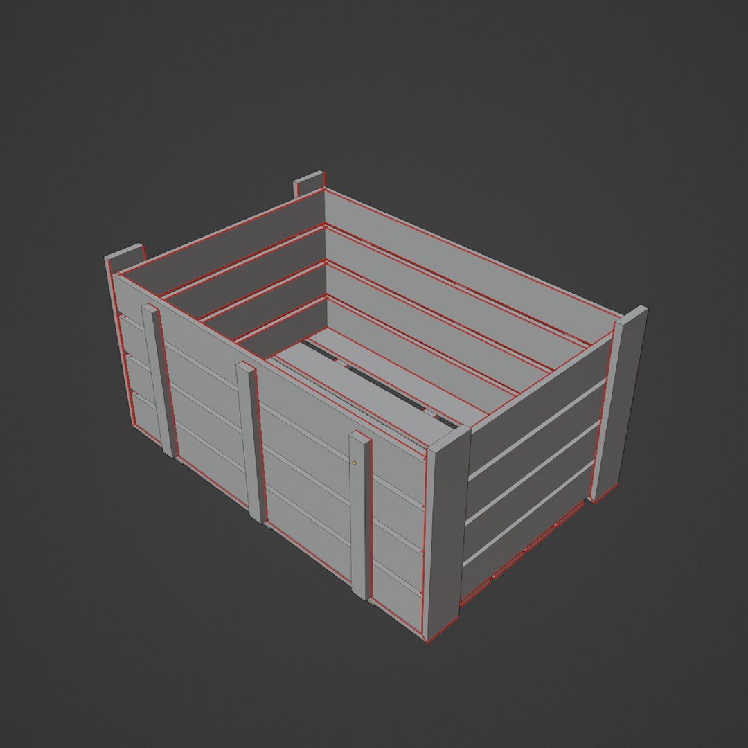 3D Model Wooden Crate 05 - TurboSquid 2286233