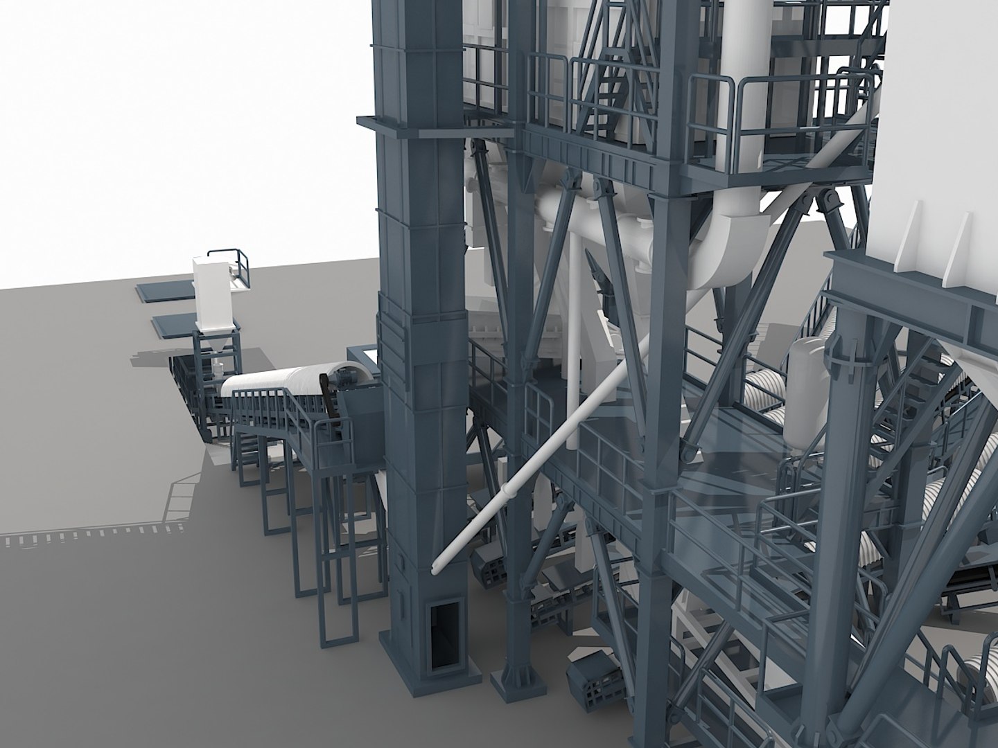 Asphalt Mixing Plant 3D Model - TurboSquid 1948327