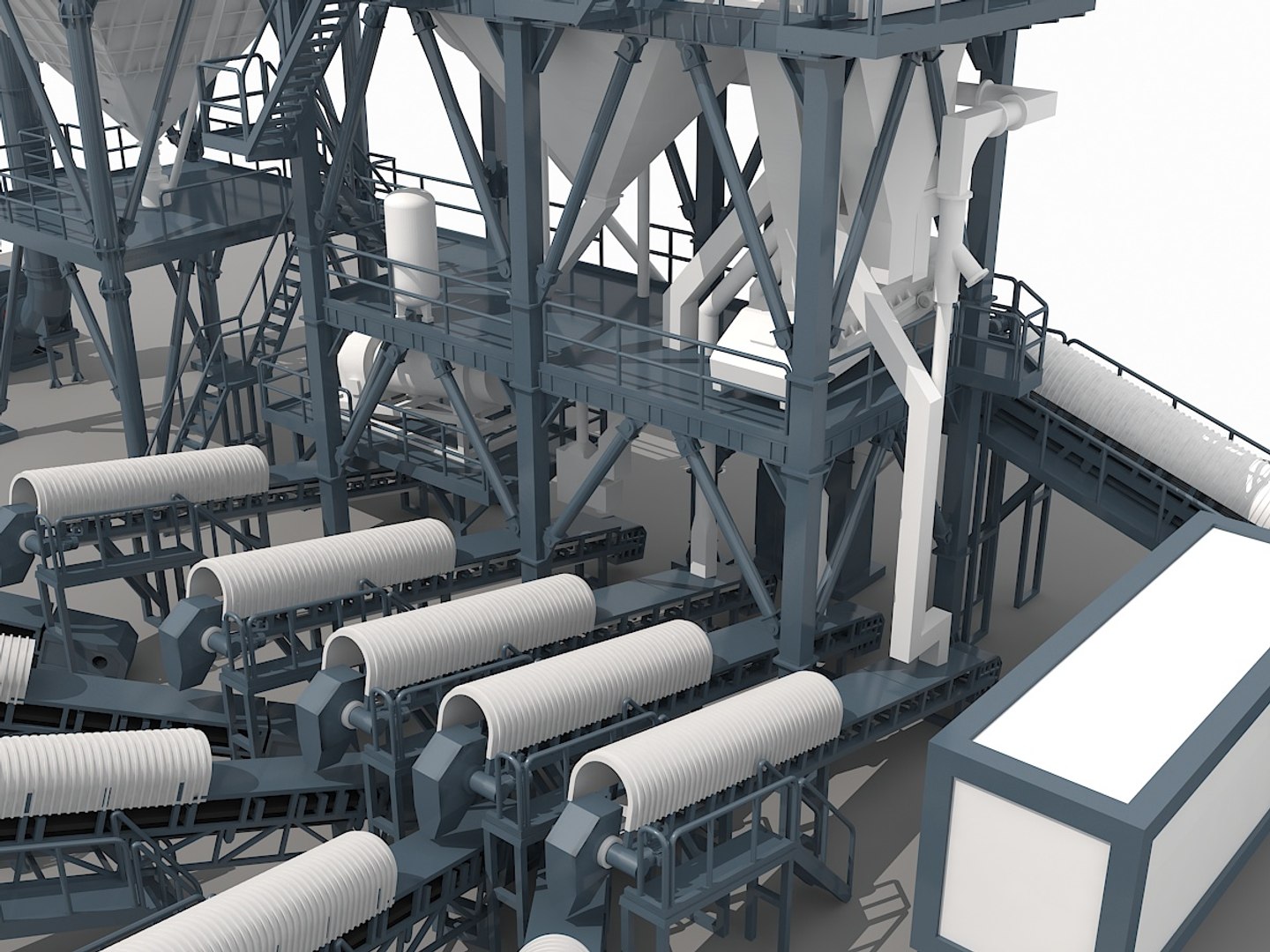 Asphalt Mixing Plant 3D Model - TurboSquid 1948327