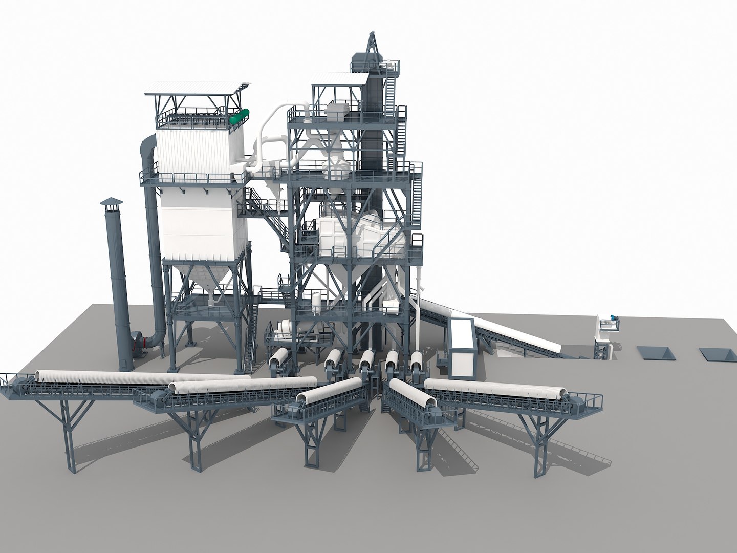 Asphalt Mixing Plant 3D Model - TurboSquid 1948327