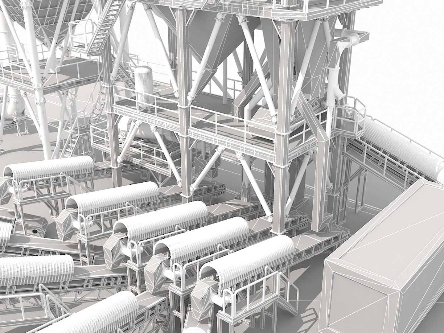Asphalt Mixing Plant 3D Model - TurboSquid 1948327