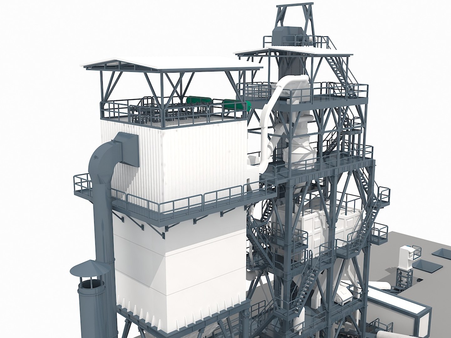 Asphalt Mixing Plant 3D Model - TurboSquid 1948327