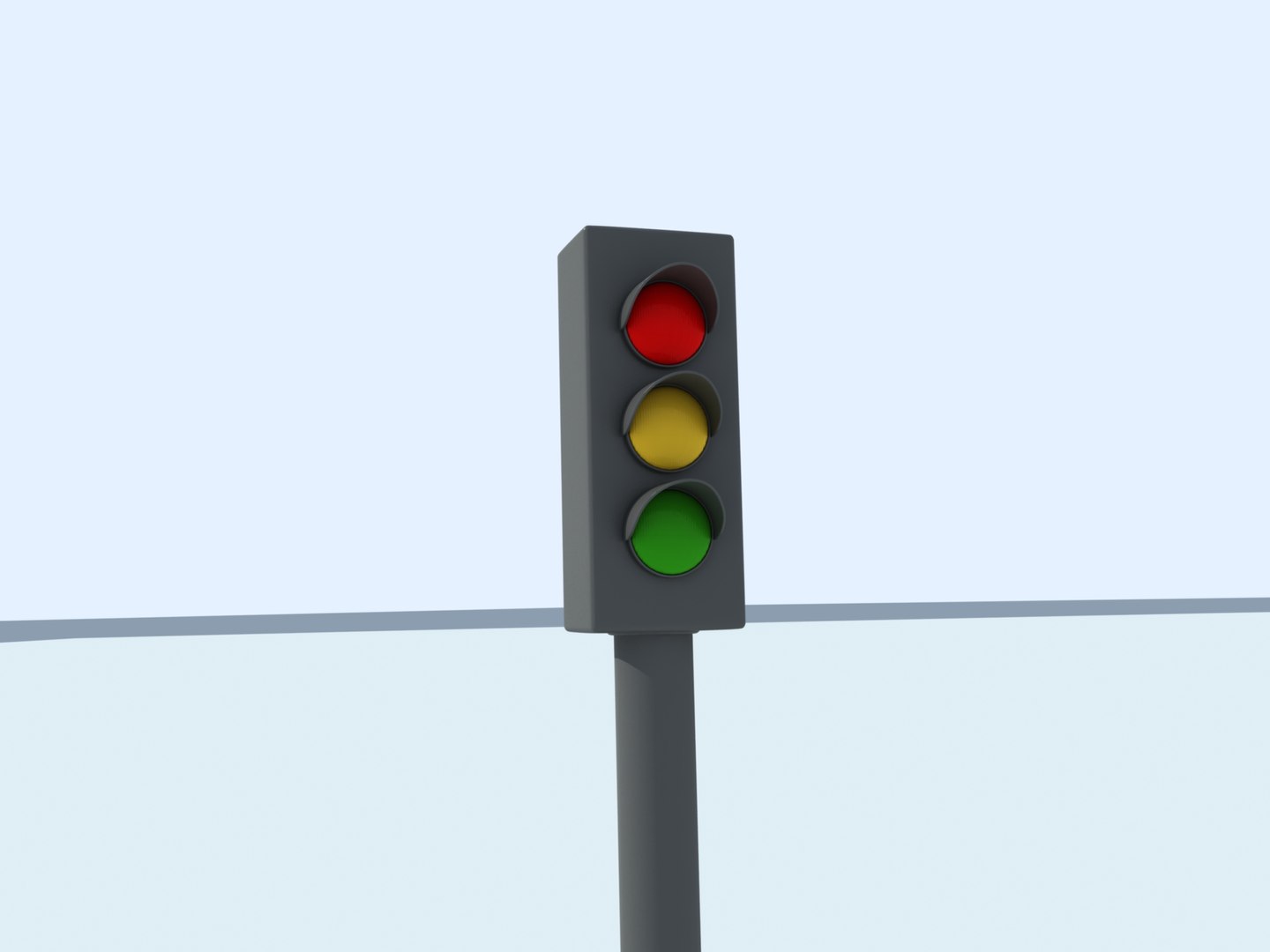 3d Traffic Light