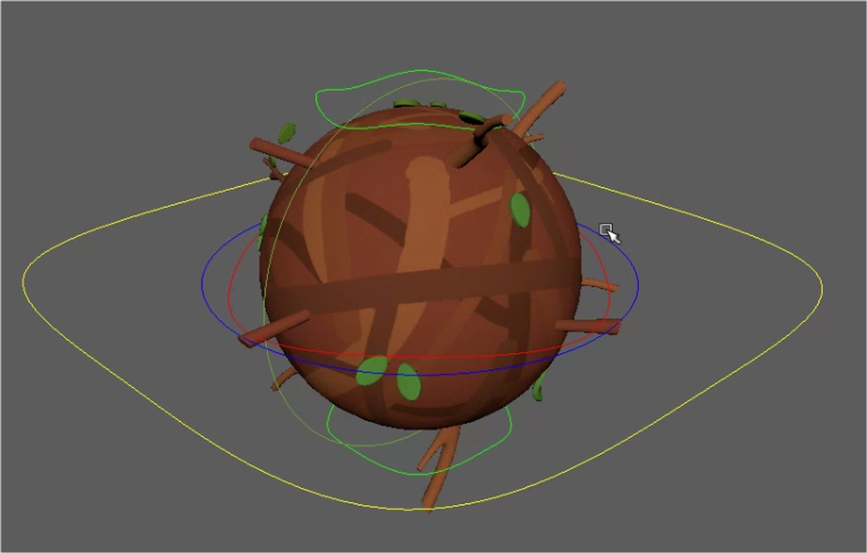 Cartoon Hay Ball 3D Model - TurboSquid 1683775