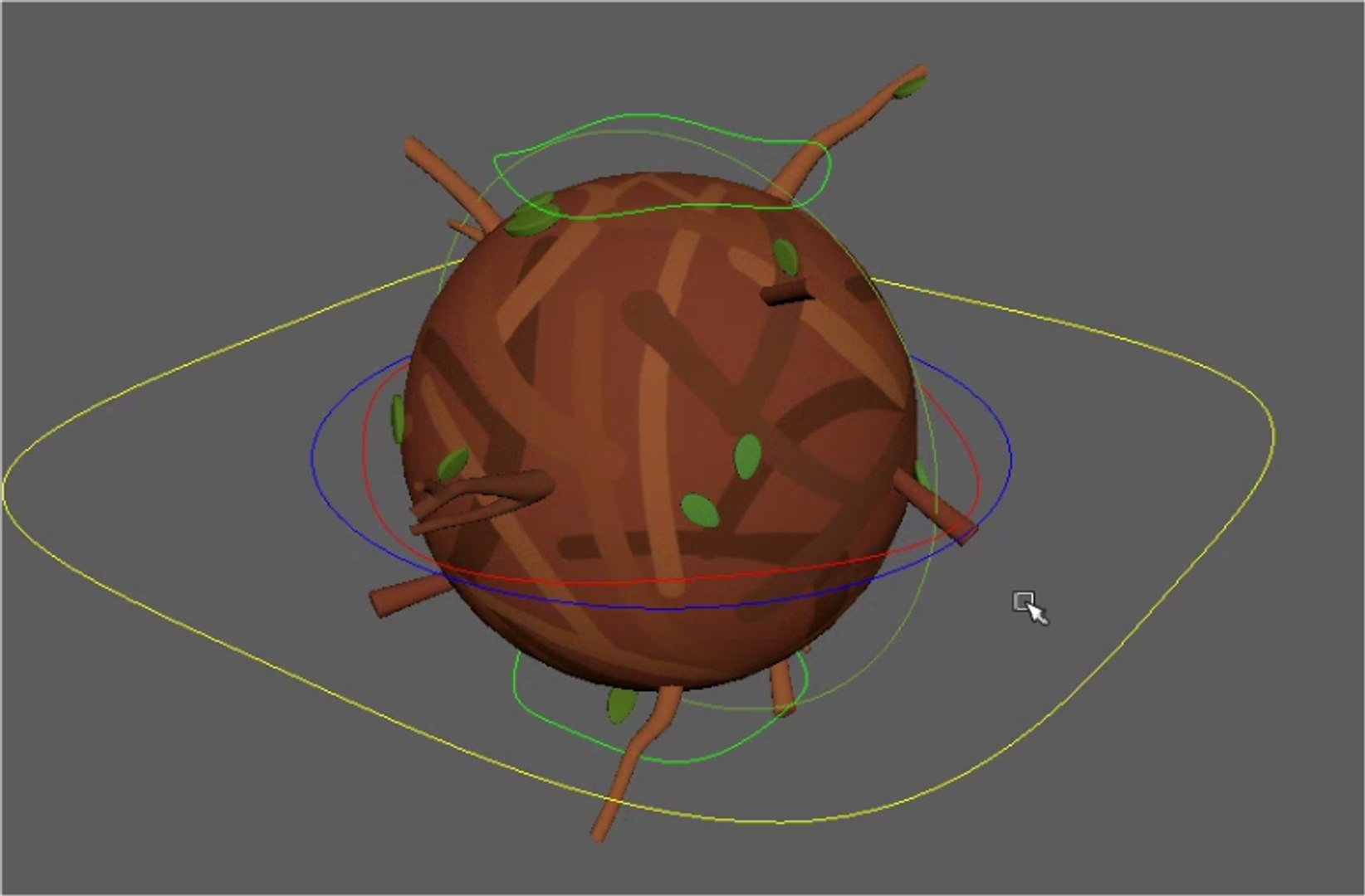 Cartoon Hay Ball 3D Model - TurboSquid 1683775