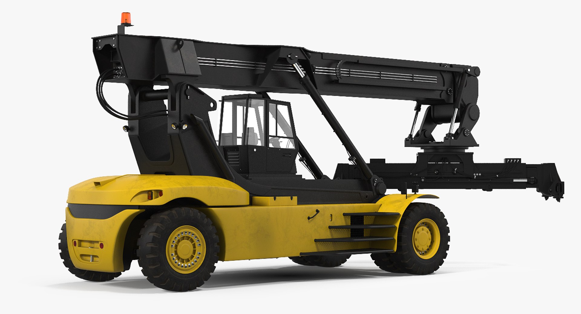 3D model reach stacker generic - TurboSquid 1303772