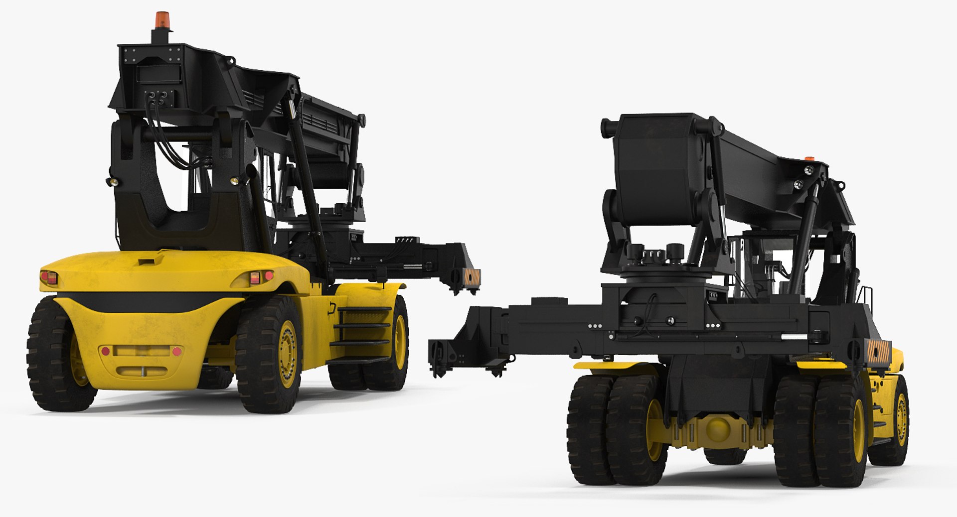 3D model reach stacker generic - TurboSquid 1303772