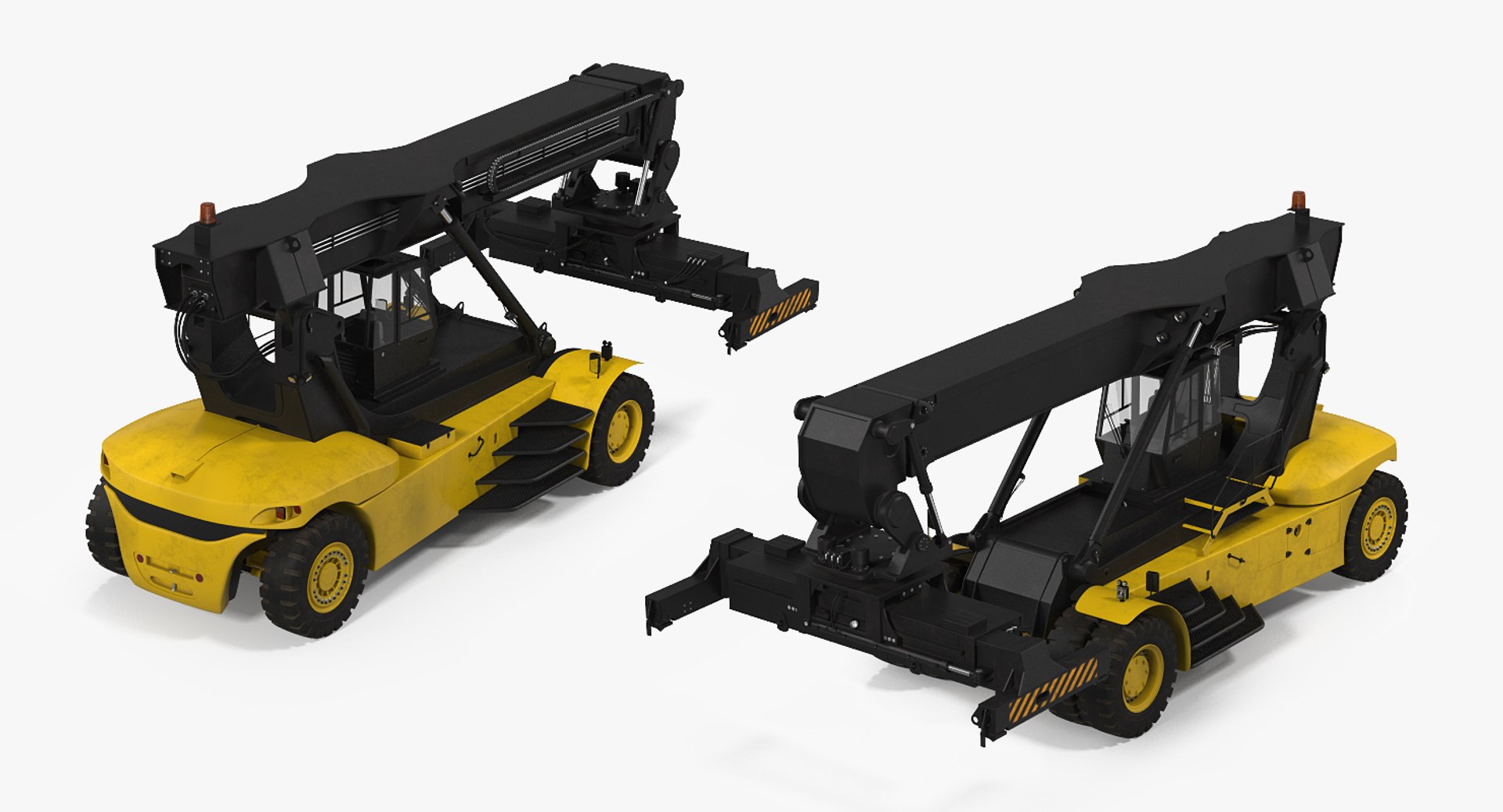 3D model reach stacker generic - TurboSquid 1303772