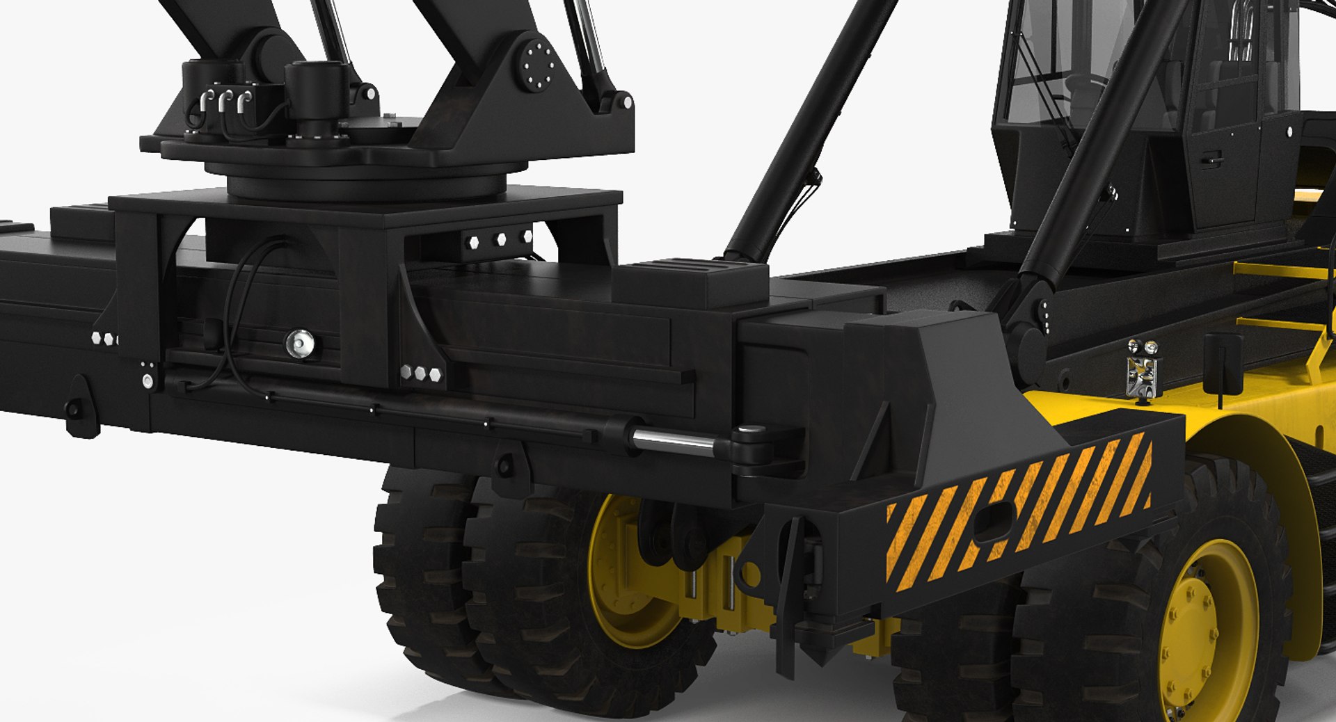 3D model reach stacker generic - TurboSquid 1303772