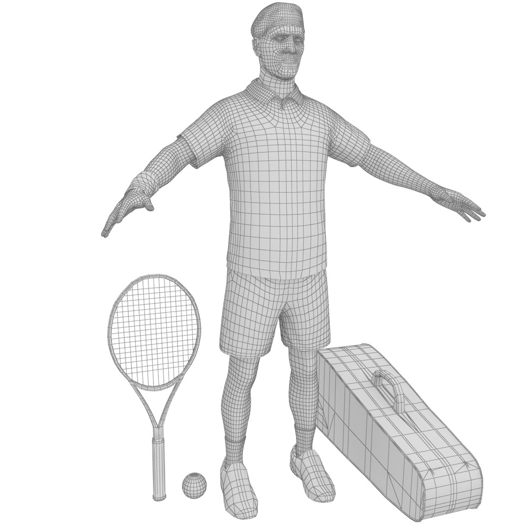 3D roger federer racket model - TurboSquid 1298046