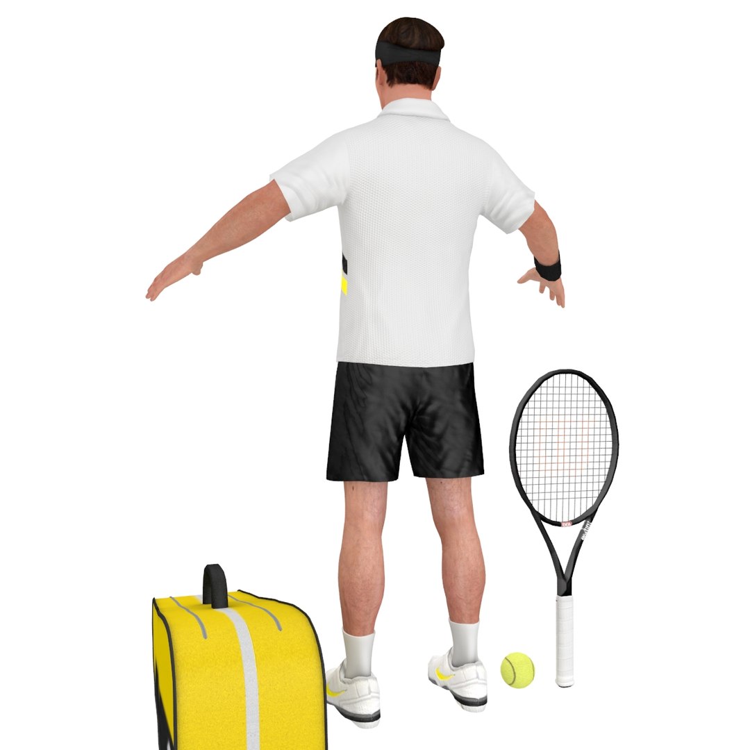 3D Roger Federer Racket Model - TurboSquid 1298046