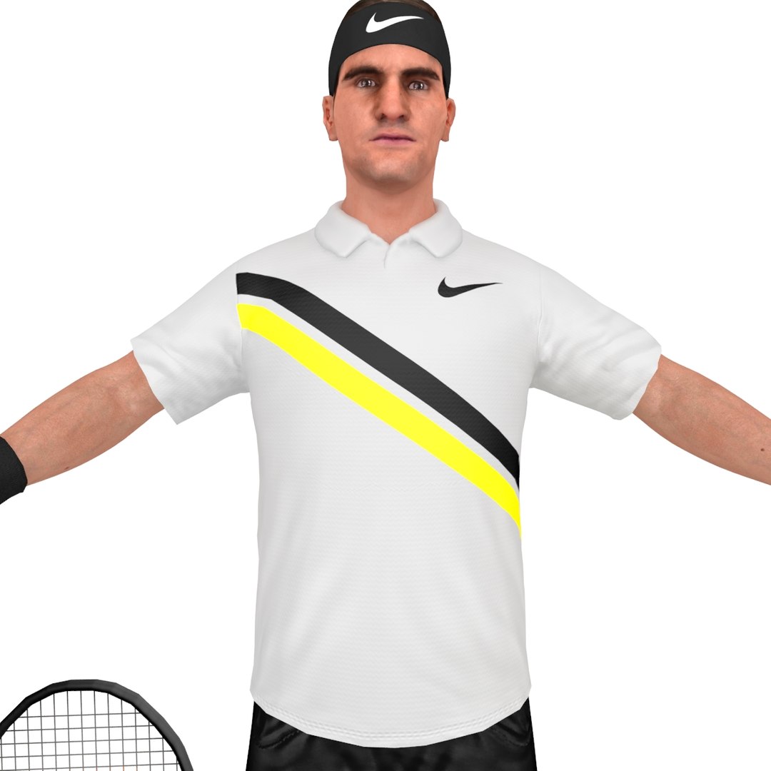 3D Roger Federer Racket Model - TurboSquid 1298046