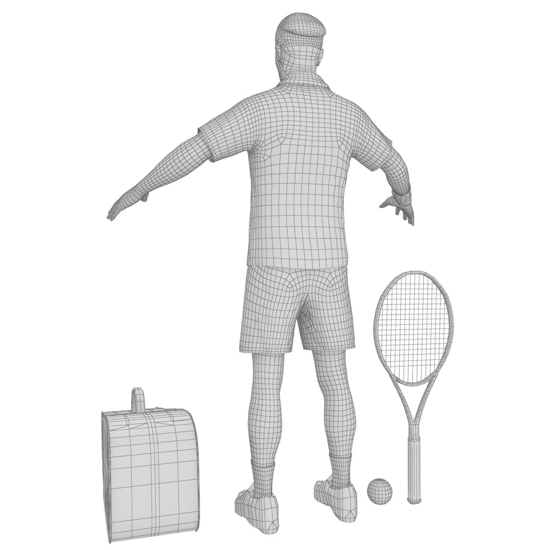 3D roger federer racket model - TurboSquid 1298046