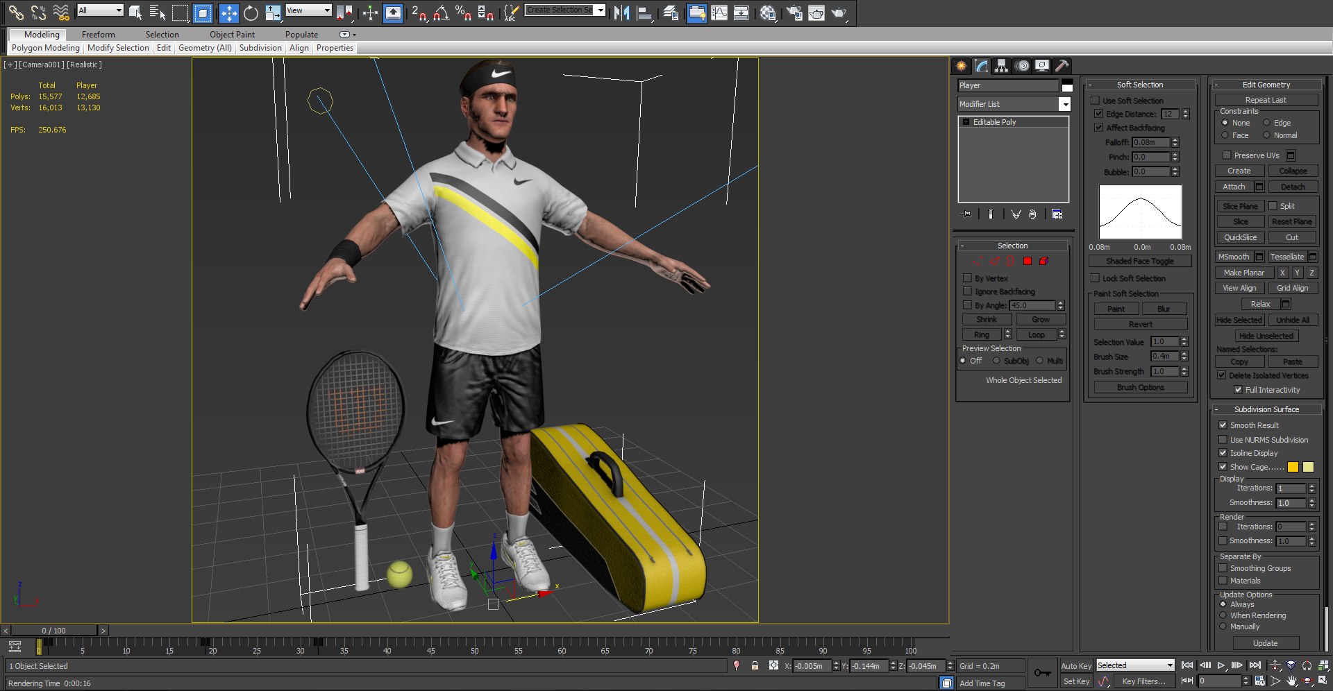 3D roger federer racket model - TurboSquid 1298046