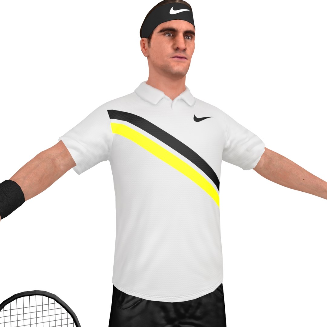 3D Roger Federer Racket Model - TurboSquid 1298046