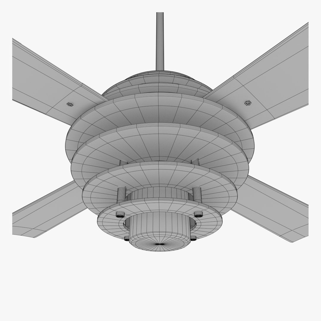 3d Ceiling Fan Model