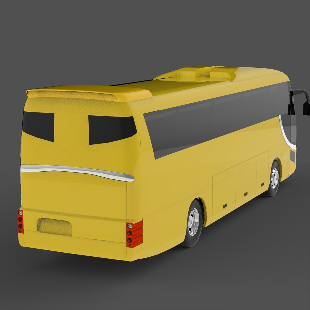 Hino Bus Coach 3d Model