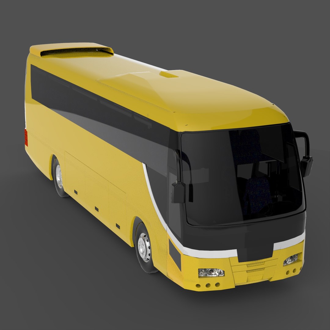 Hino Bus Coach 3d Model