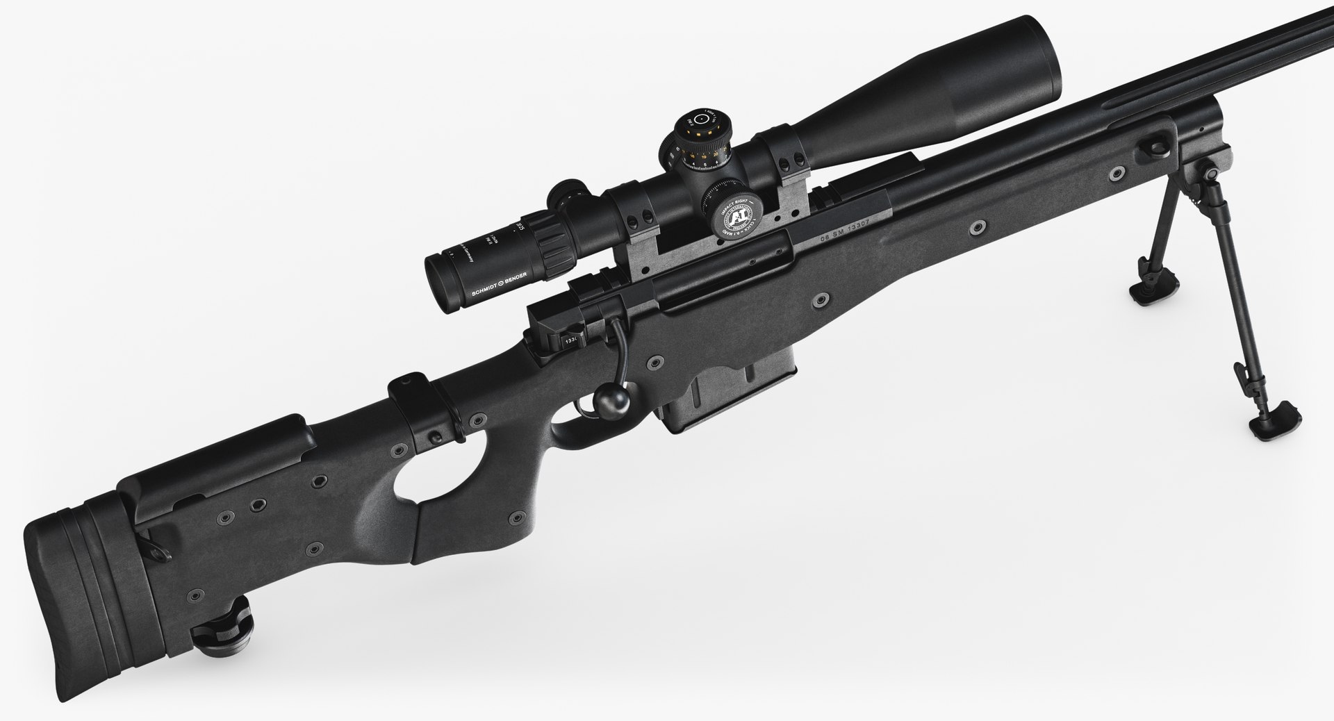 3D Rifle Sniper L115a3 - TurboSquid 1397828
