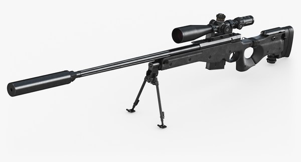 3D rifle sniper l115a3 - TurboSquid 1397828