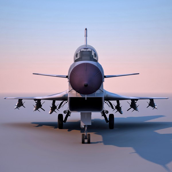 3d jet fighters rigged 3 model