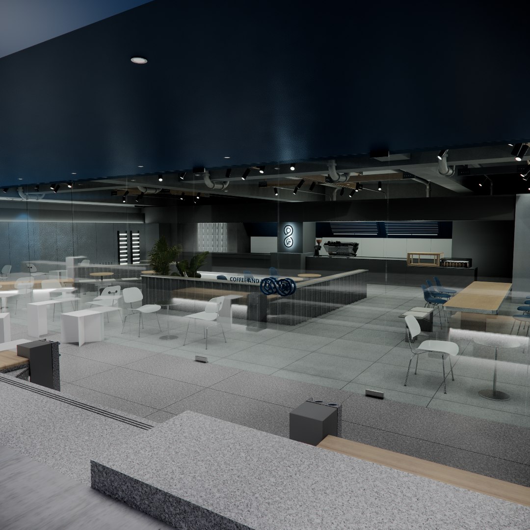 Coffee And Office 3D Model - TurboSquid 2226096