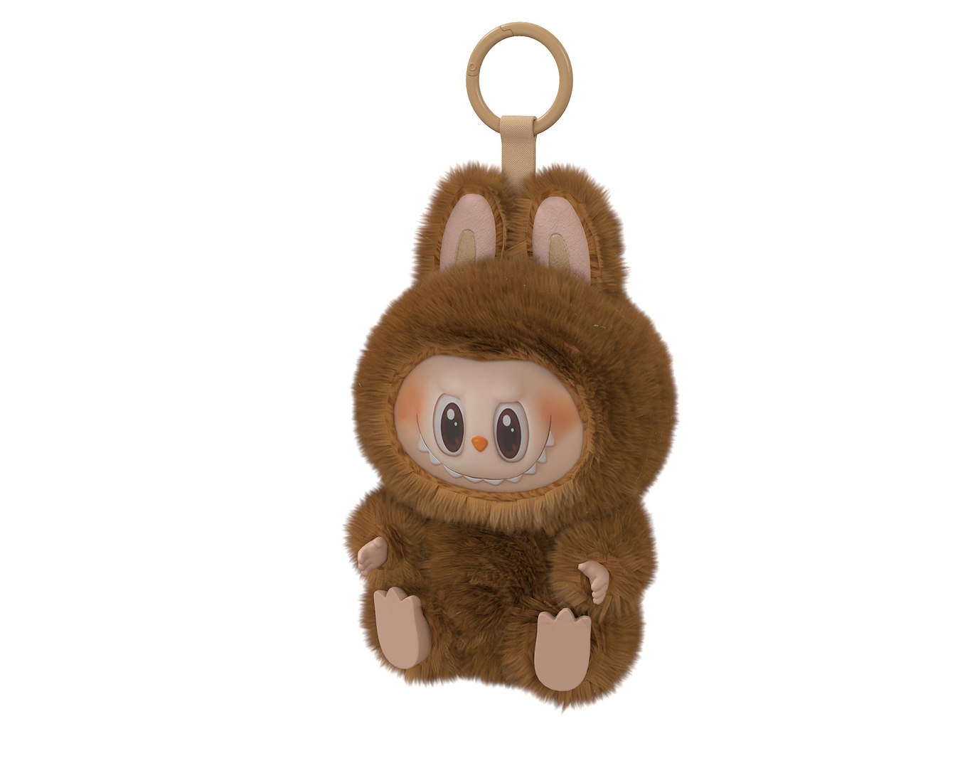 Pop Mart Labubu Monster Keychain 3D Model - TurboSquid 2387859