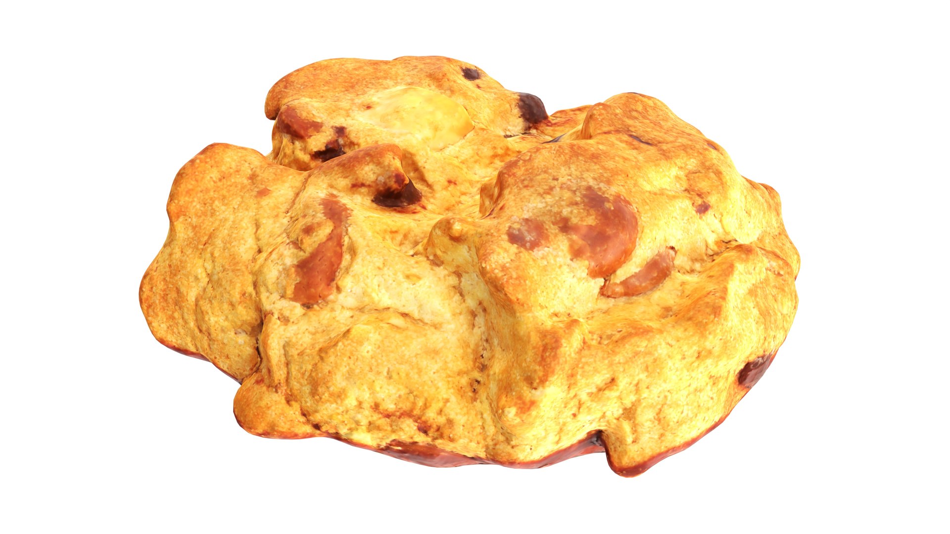 Triple Choko Cookie 01 3D Model - TurboSquid 2339318