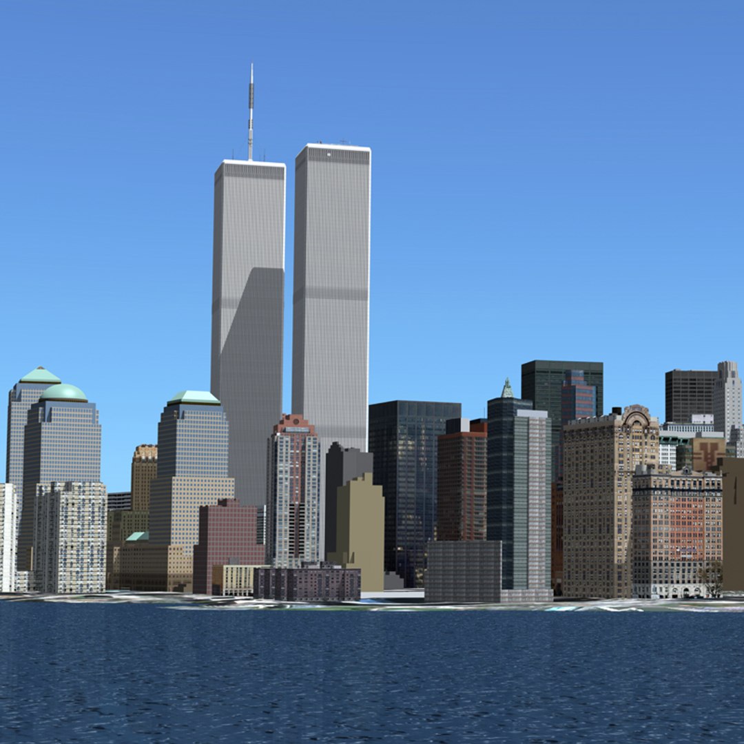 3d Model Twin Towers World Trade