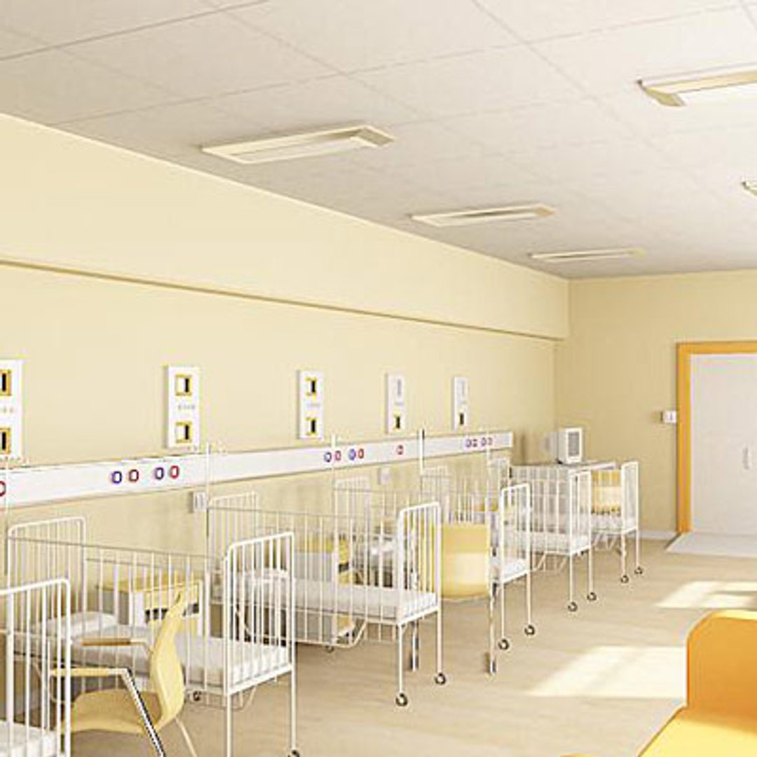 Paediatrics Ward 3d Max
