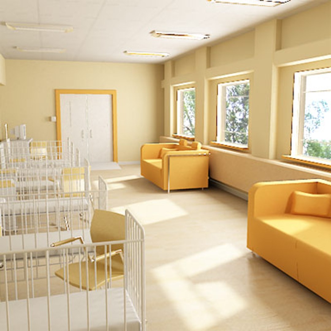 Paediatrics Ward 3d Max