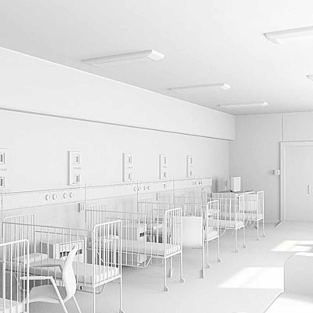Paediatrics Ward 3d Max