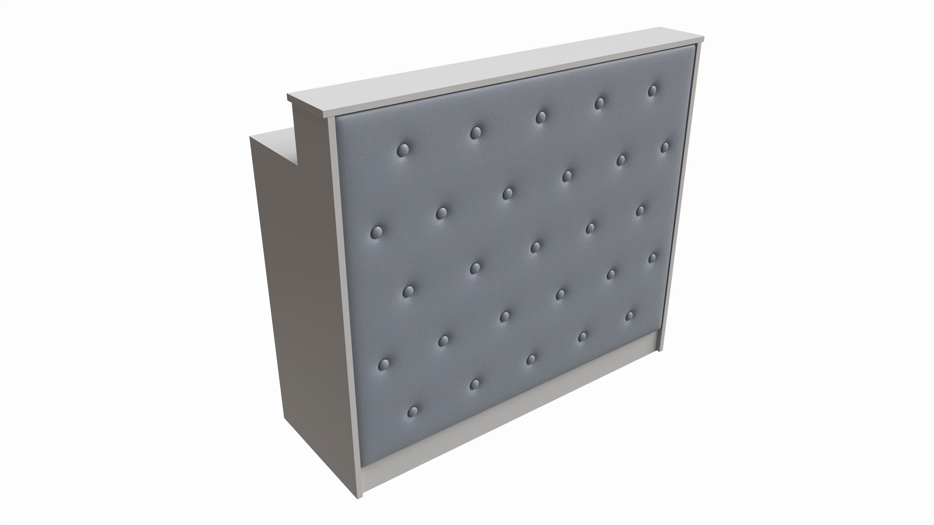 Reception Desk with Shelves and Drawers Compact model - TurboSquid 2177165