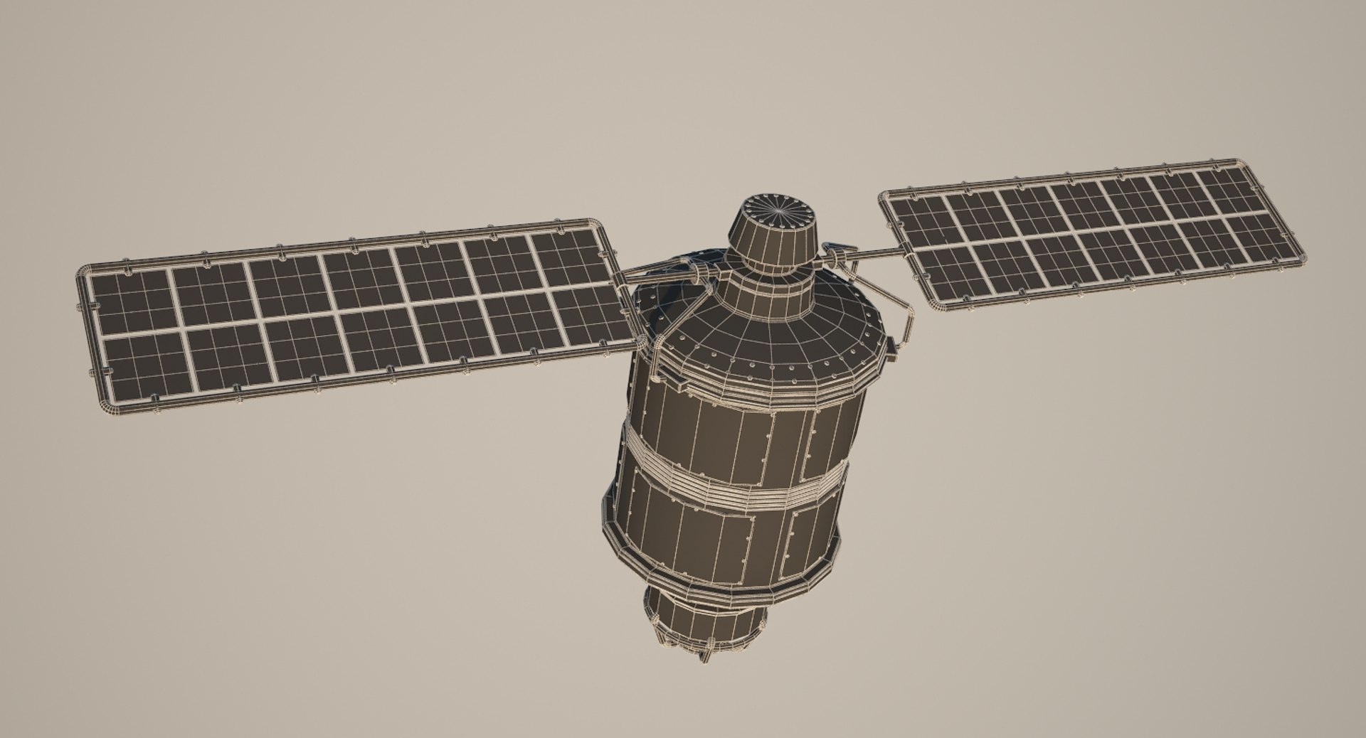 3d Model Iridium Satellite