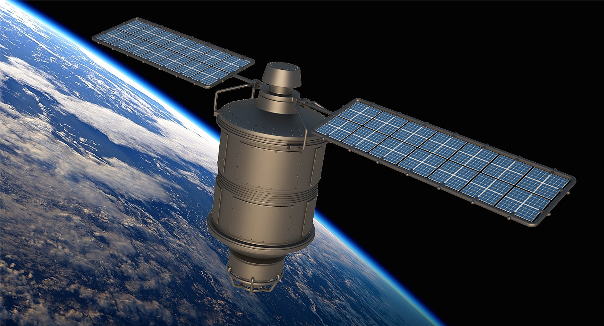 3d Model Iridium Satellite