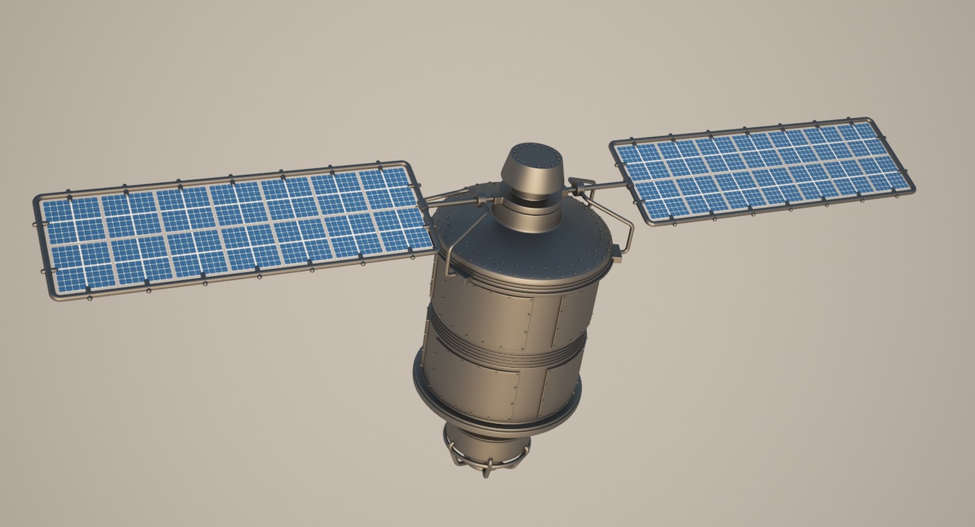 3d Model Iridium Satellite