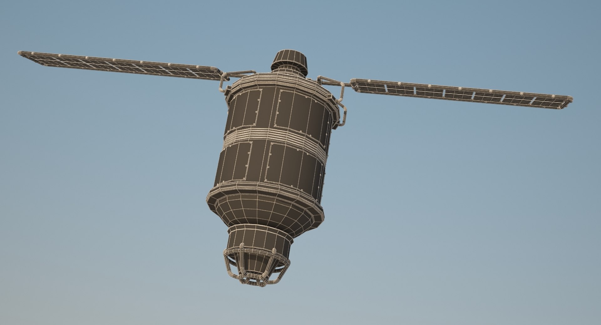 3d Model Iridium Satellite