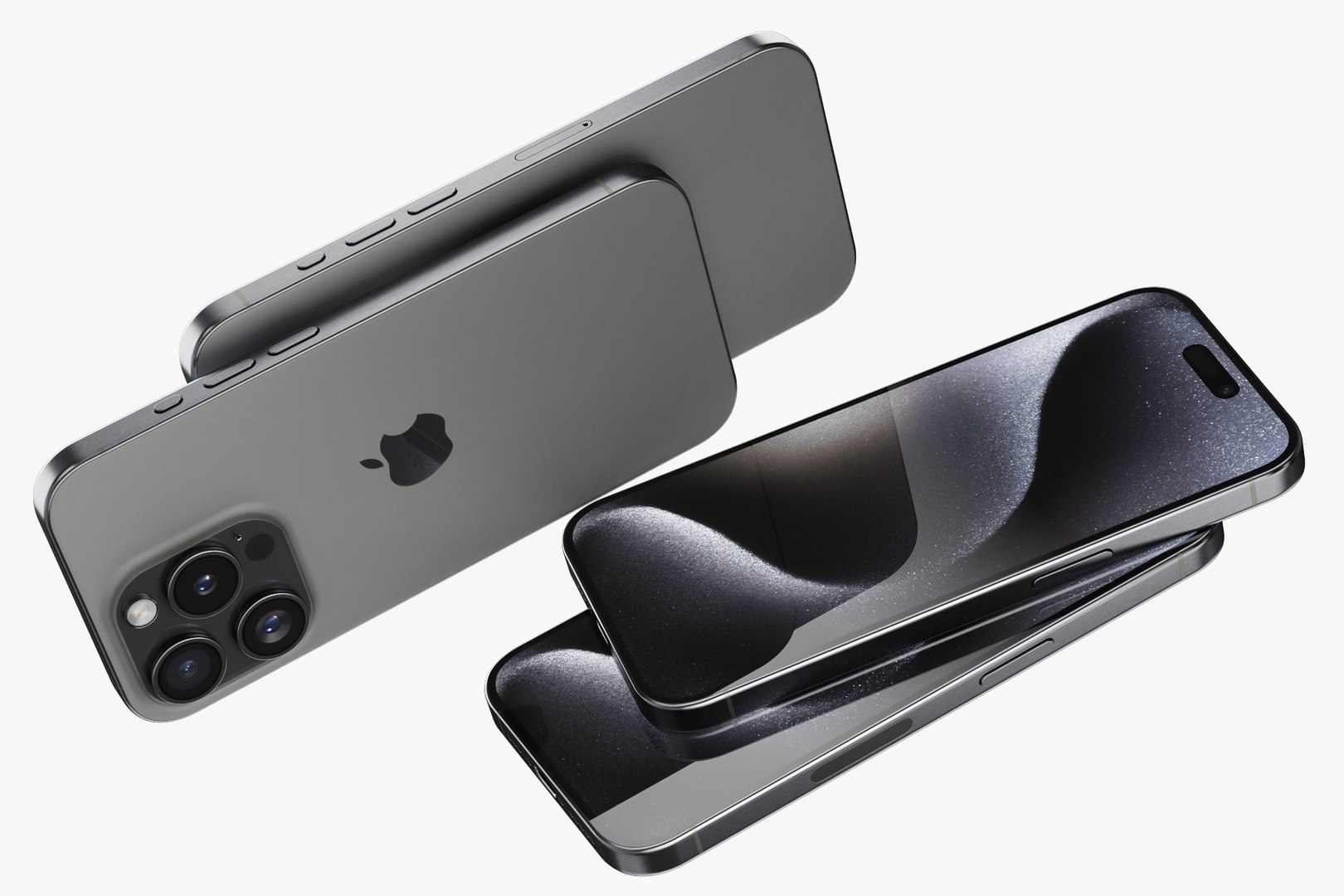Apple IPhone 15 Pro All Colors 3D Model - TurboSquid 2137926