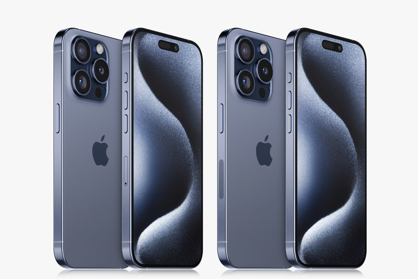 Apple IPhone 15 Pro All Colors 3D Model - TurboSquid 2137926