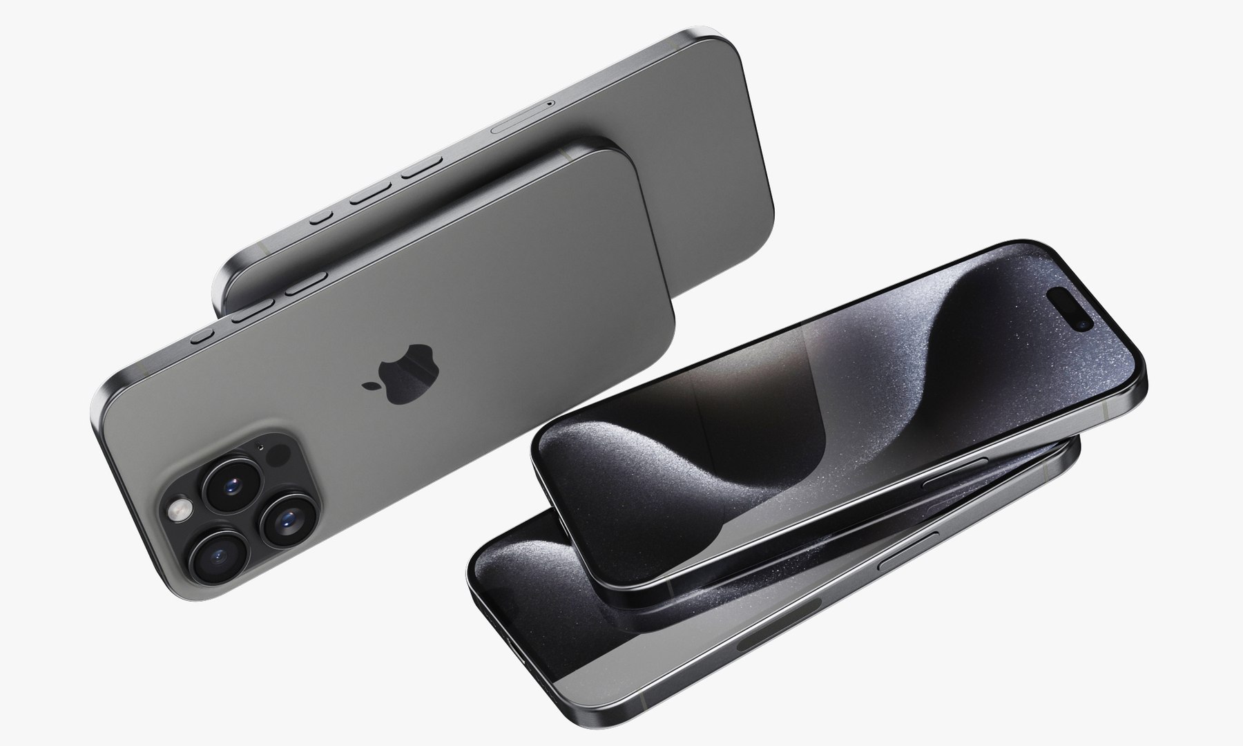 Apple IPhone 15 Pro All Colors 3D Model - TurboSquid 2137926