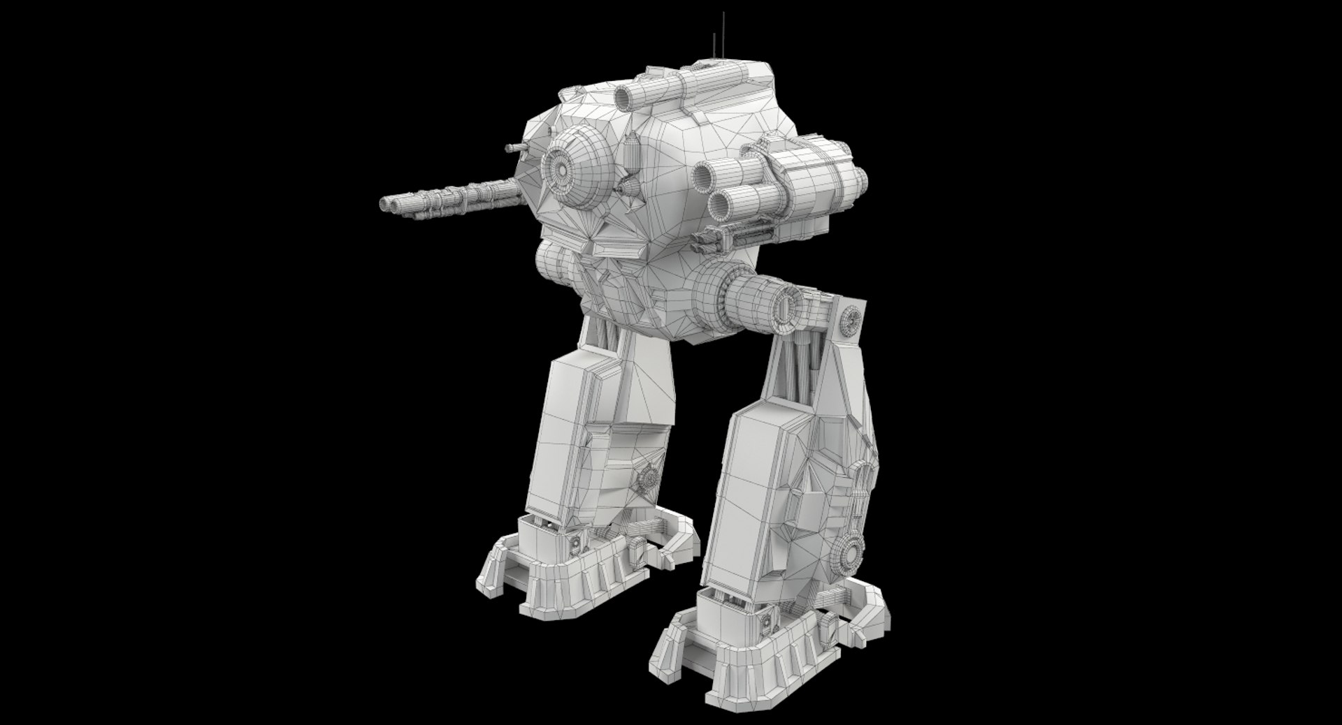 3D Military Mech Model - TurboSquid 1370012