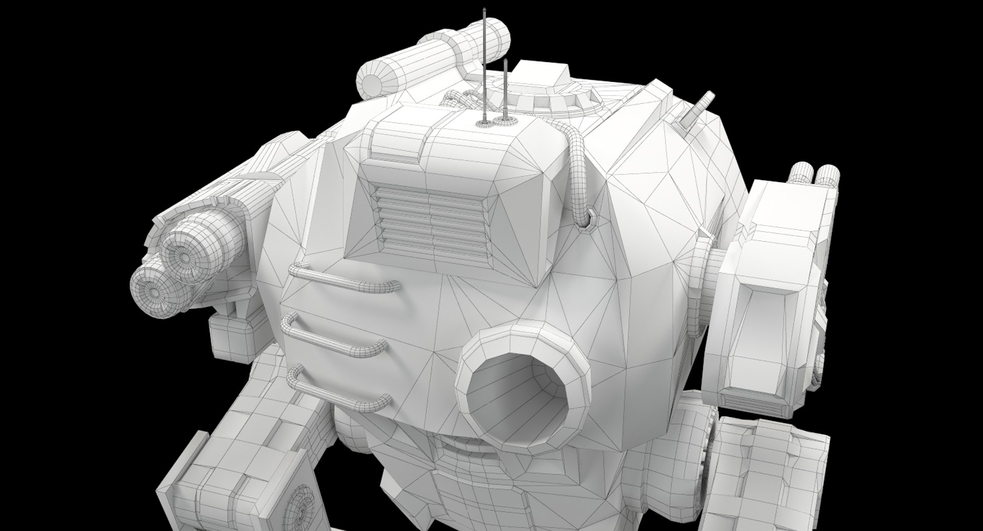 3D Military Mech Model - TurboSquid 1370012