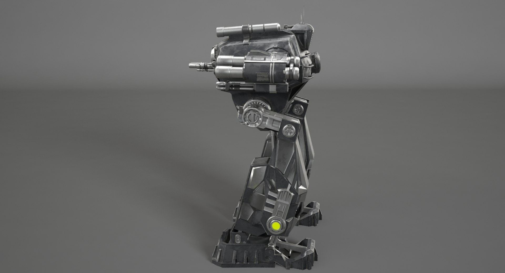 3D Military Mech Model - TurboSquid 1370012