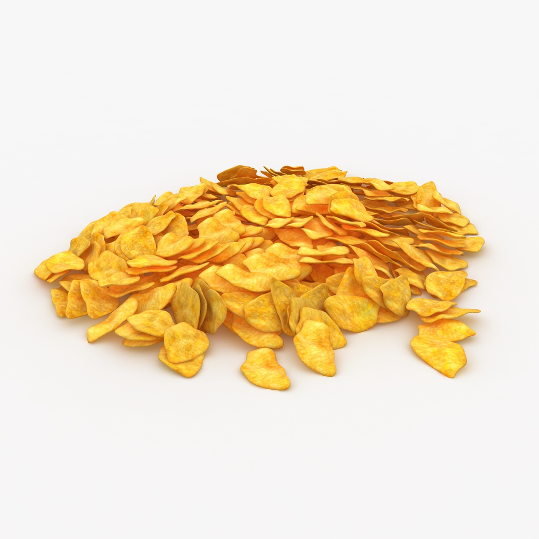 Realistic Cereal Pile 3d 3ds