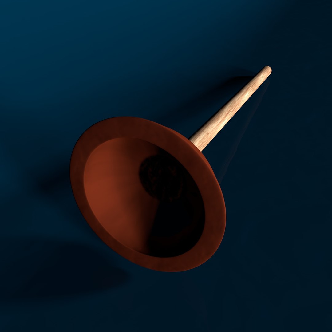 3d Model Plunger Pipes