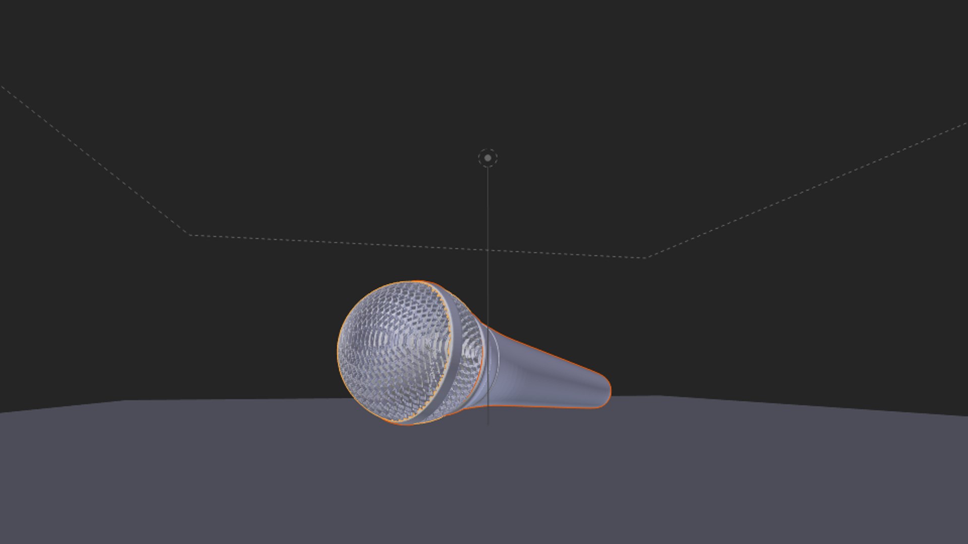 3d model of microphone